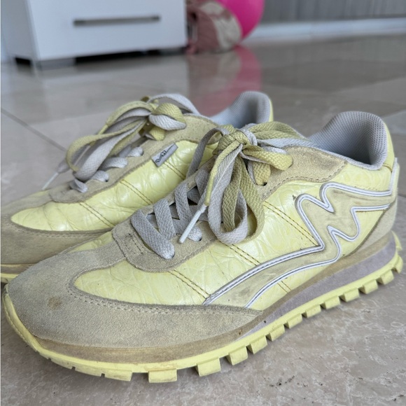 Marc Jacobs | Shoes | Marc Jacobs Yellow Sneakers 38 Size | Poshmark